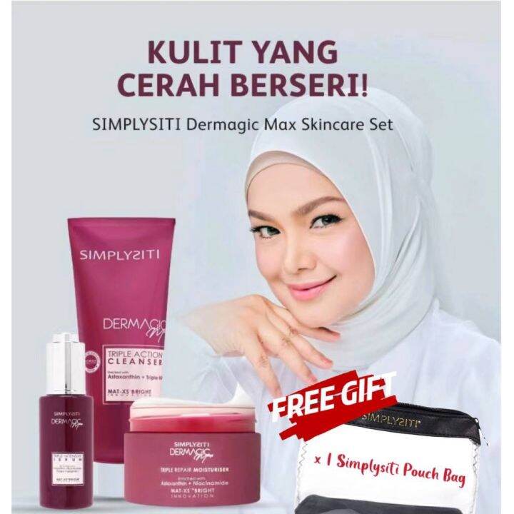 【Free Bag】 Simplysiti Dermagic Max Triple Action Cleanser is a 3-in 1 | Lazada