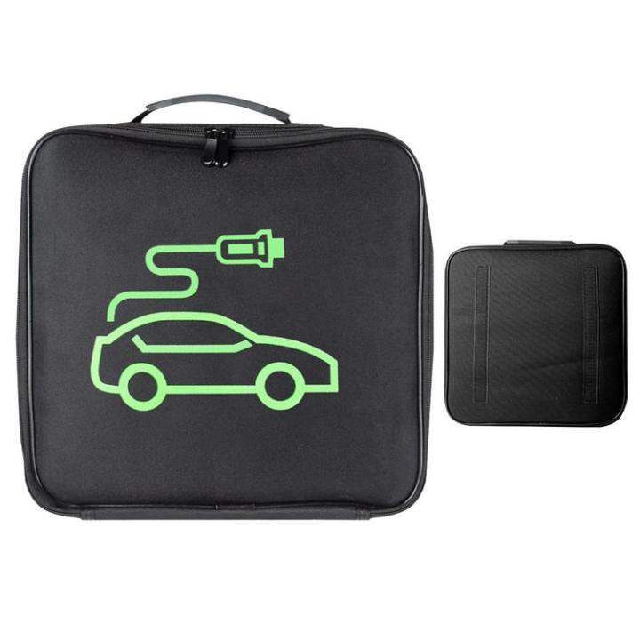 EV Charging Cable Storage Square Waterproof Carry Bag EV Charger Cord ...