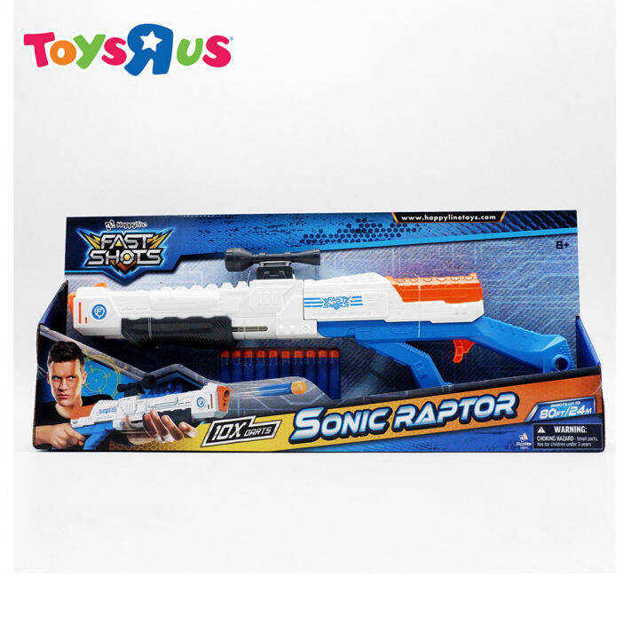 Happy Line Fast Shots Sonic Raptor Blaster | Lazada PH