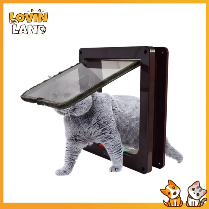 Lovinland Extra Large Pet Door 4 Way Locking Large Cat Door for ...