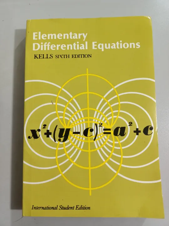 Elementary Differential Equations sixth edition By: Kells | Lazada PH