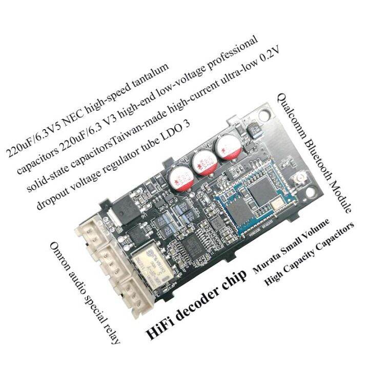 QCC3034 Bluetooth 5.0 Adapter Receiver APTX HD PCM5102A DAC 32Bit ...