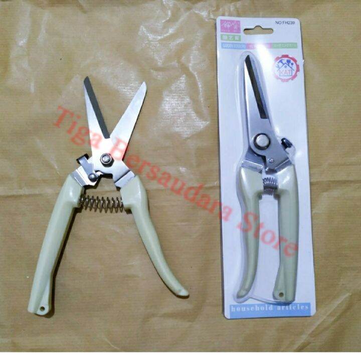 Gunting Dahan Ranting Daun / Pruning Shear / Alat Potong Stek Lurus ...