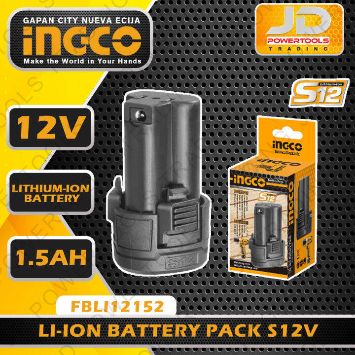 Ingco Lithium-Ion Battery Pack FBLI12152 | Lazada PH