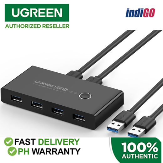 UGREEN 2 In 4 Out USB 3.0 Sharing Switch Box US216 | Lazada PH