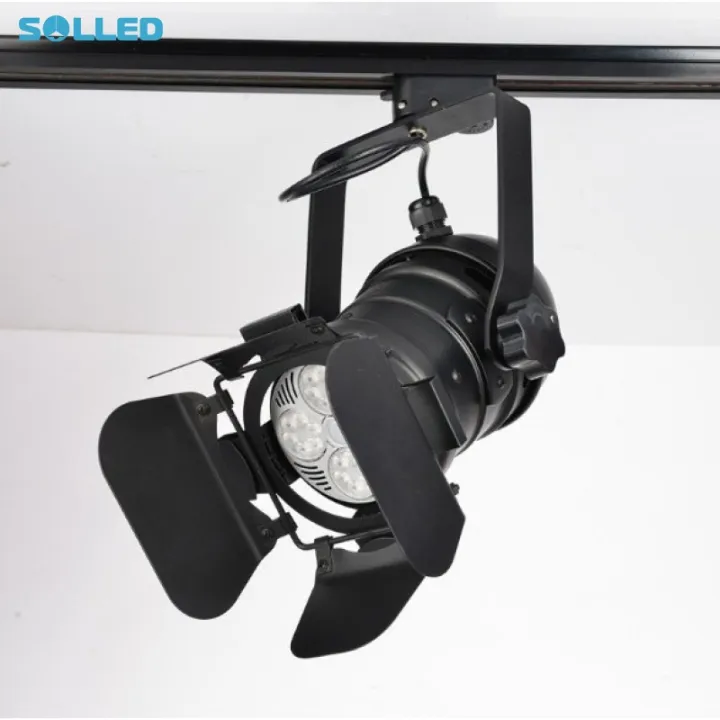 SOLLED รางสปอร์ตไลท์อุตสาหกรรมสไตล์วินเทจ4ใบโคมไฟสปอร์ตไลท์สำหรับร้าน ...