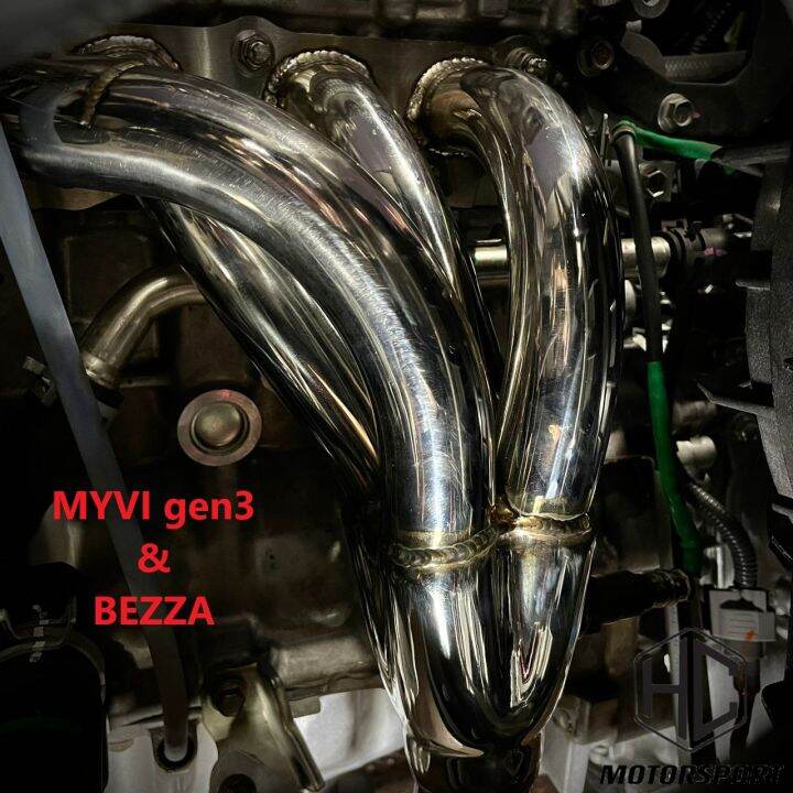 Myvi Gen3 & Bezza 4-1 Extractor (1NR-VE & 2NR-VE) Exhaust Stainless ...