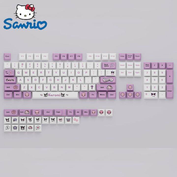 Sanrio Kawaii Kuromi Keycap Xda Diy Girl Mechanical Keyboard Keycaps ...
