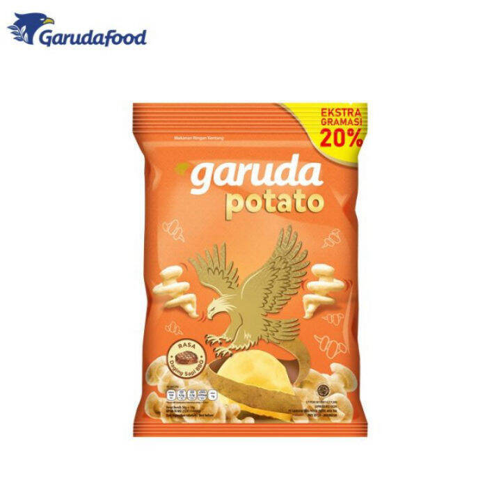 Garuda Crunchy Potato Rasa BBQ 96 Gram | Lazada Indonesia
