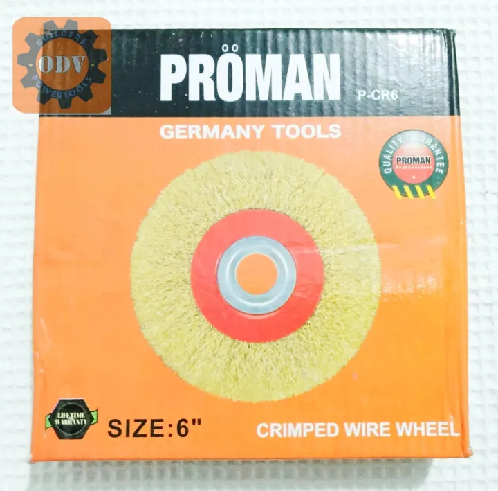 PROMAN 6'' CRIMPED WIRE WHEEL | Lazada PH