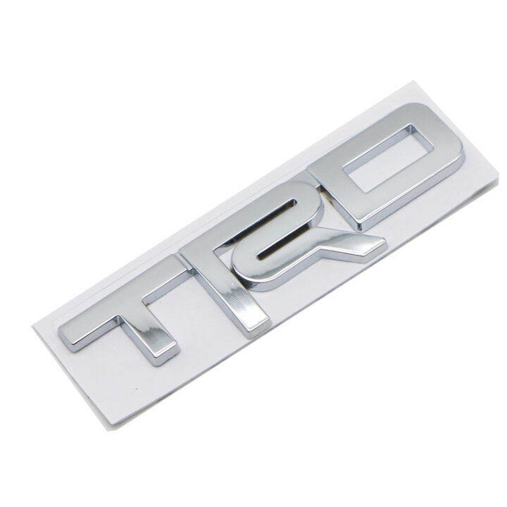 3D Metal TRD Logo Car Stickers and Decals For TOYOTA Vios Yaris Innova ...