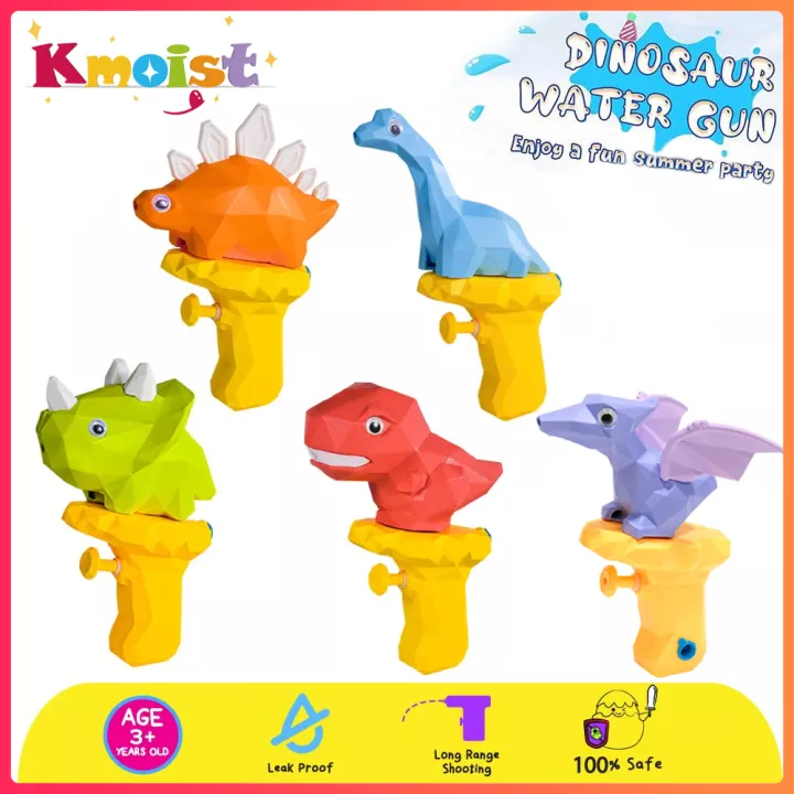 Kmoist น่ารัก Dino สเปรย์น้ำยิง Gu-N ที่มีสีสันเด็กมินิ Squirting ไดโนเสาร์ของเล่นฤดูร้อนในร่ม ...