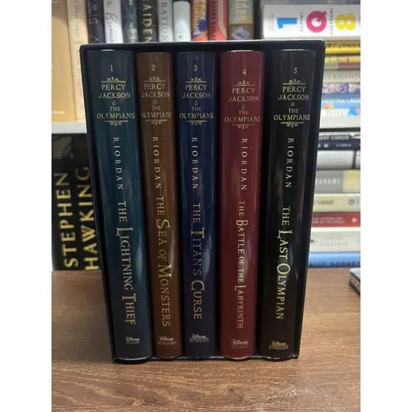 RESERVED Percy Jackson & the Olympians Boxed Set by Rick Riordan ...