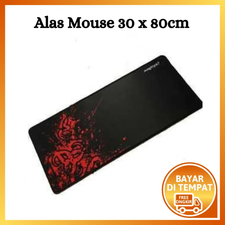 Mousepad Gaming XL Desk Mat 30 x 80cm / Alas Mouse 30 x 80cm / Taplak ...