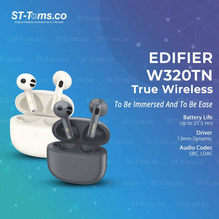 Edifier W320TN W 320TN W320 TN True Wireless TWS Hybrid ANC LDAC ...