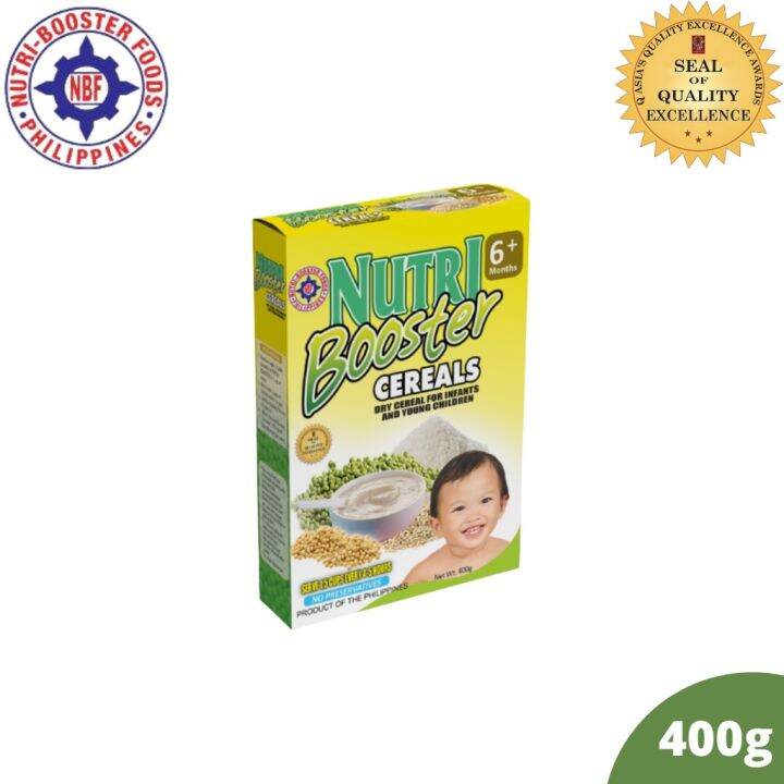 NUTRI BOOSTER Cereals 400 Grams BABY PORRIDGE PUREE CEREAL For picky ...