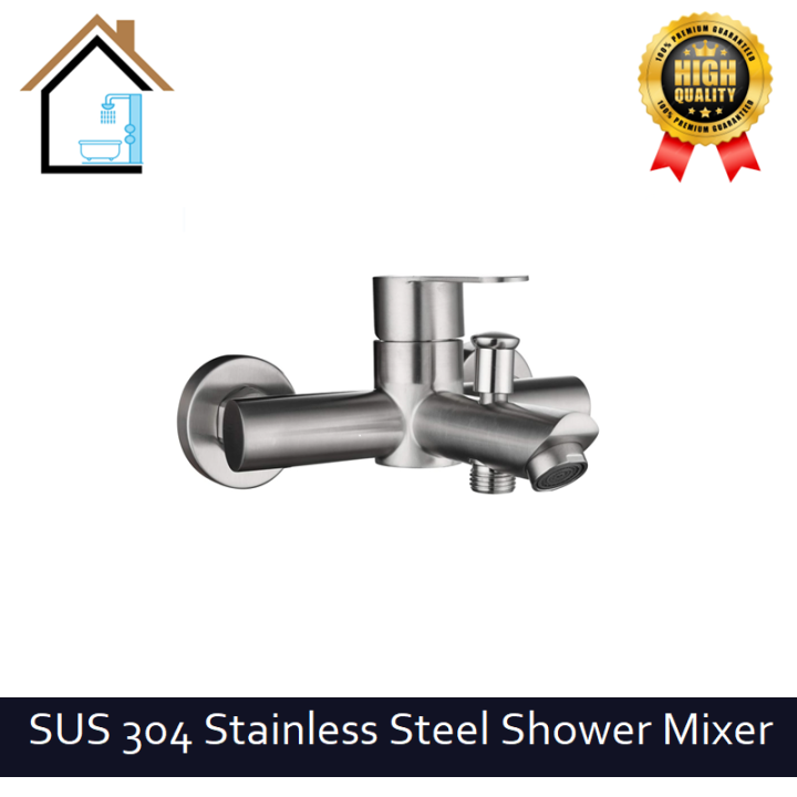 SUS 304 Stainless Steel Bath Mixer Shower Mixer Set with Hand Shower ...