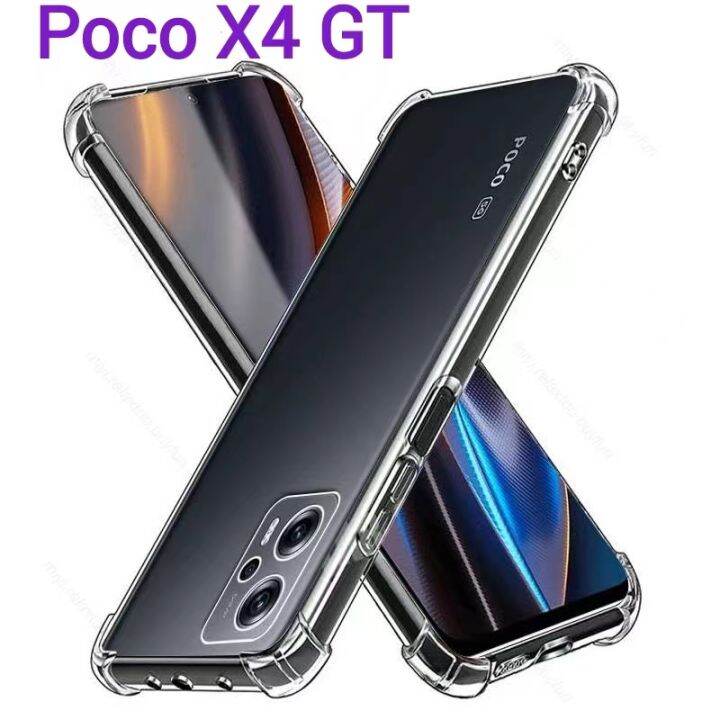 Poco X4 GT(พร้อมส่งในไทย)เคสTPUใสกันกระแทกแบบคลุมกล้องXiaomi Poco X4 GT ...