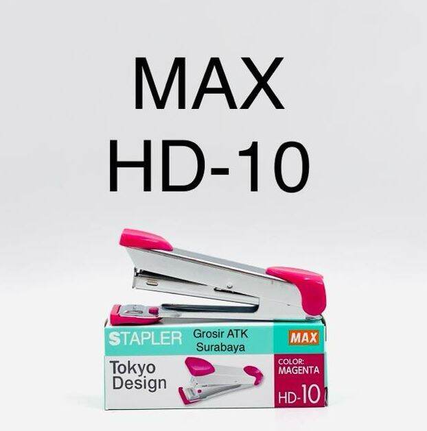 ( DAPAT 1 STAPLER ) STAPLER MAX HD-10 / Stepler Jepretan Max HD-10 / HD 10 Asli Original ...
