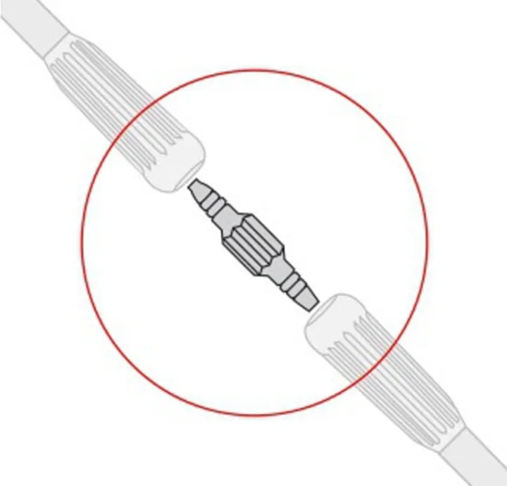 Oxygen Supply Tubing Extender (Connector) - For Nasal Cannula extension ...