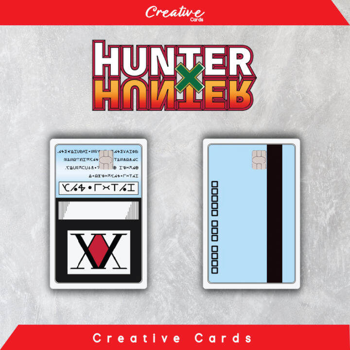 Stiker Sticker Kartu Atm Skin Card - Hunter x Hunter Edition Vinyl ...