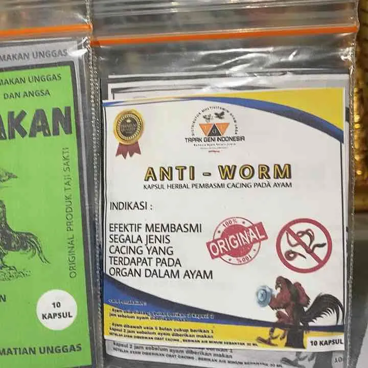 PAKET SAKTI 27 HERBAL JAGO MAKAN DAN ANTI WORM HERBAL OBAT CACING ...