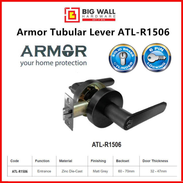 Armor Tubular Level Handle ATL-R1506 6 Pin Locking Door lock (Available ...