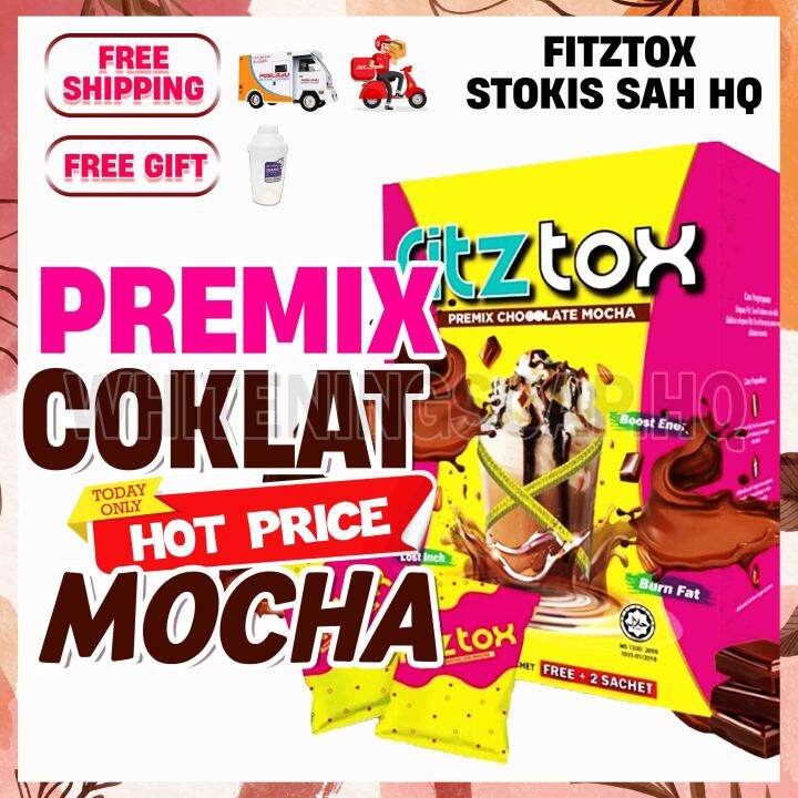 FITZTOX PREMIX CHOCOLATE MOCHA KURUS SLIM ( READY STOCK ) [ ORIGINAL HQ ...