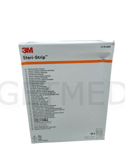 3M STERI-STRIPS R1546 6mm x 100 mm (50 PIECES/BOX) | Lazada PH