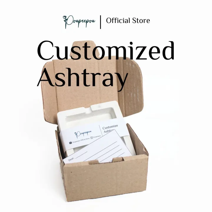 Poupeepou - Asbak Rokok Custom Text | Customized Ashtray | Asbak Kata ...
