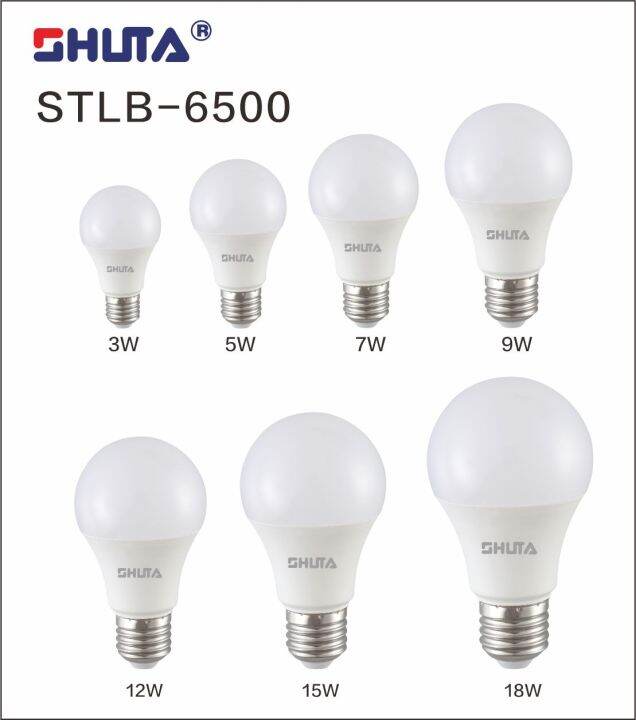 Shuta Energy Saving LED Bulb Day Light E27 white light indoor eye ...