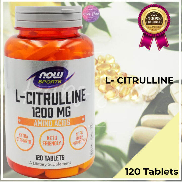 Now Foods L-Citrulline 1200 mg 120 Tablets | Lazada PH