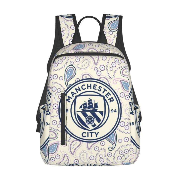 Manchester City Backpack Outdoor Travel Sports Kid backpack Large Capacity Junior School Student ...