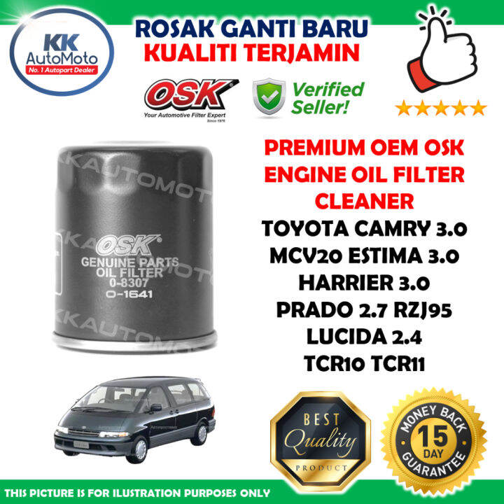 O-1641 Toyota Camry MCV20 Estima Harrier 3.0 Prado 2.7 RZJ95 Lucida 2.4 ...