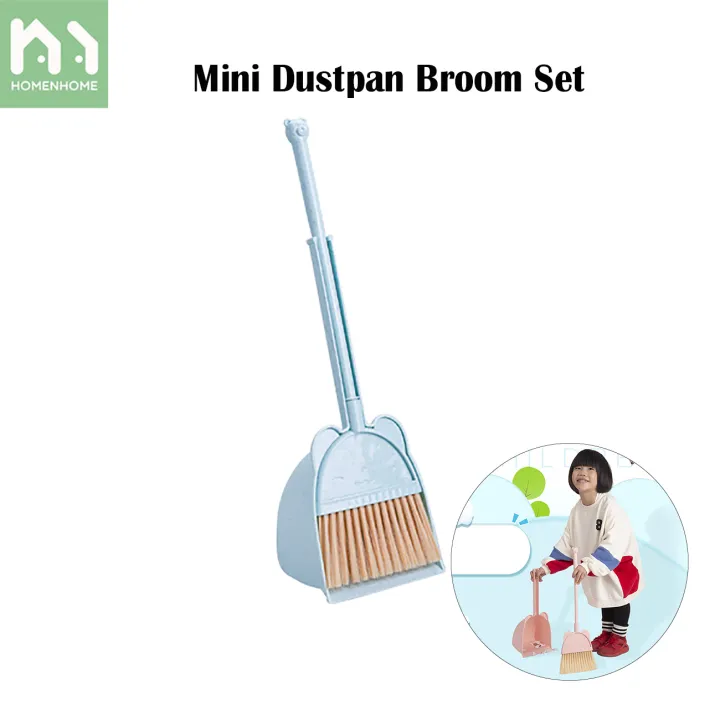 Homenhome Mini Broom Set Kid Cleaning Broom Combination Dustpan Broom ...