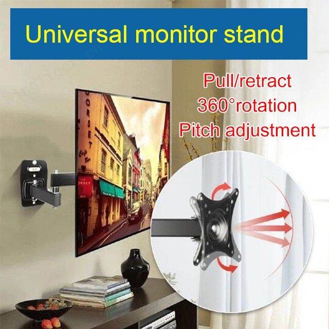 WingTiger Rotating Wall Mount for 10-27 Inch Monitors and TVs | Lazada PH