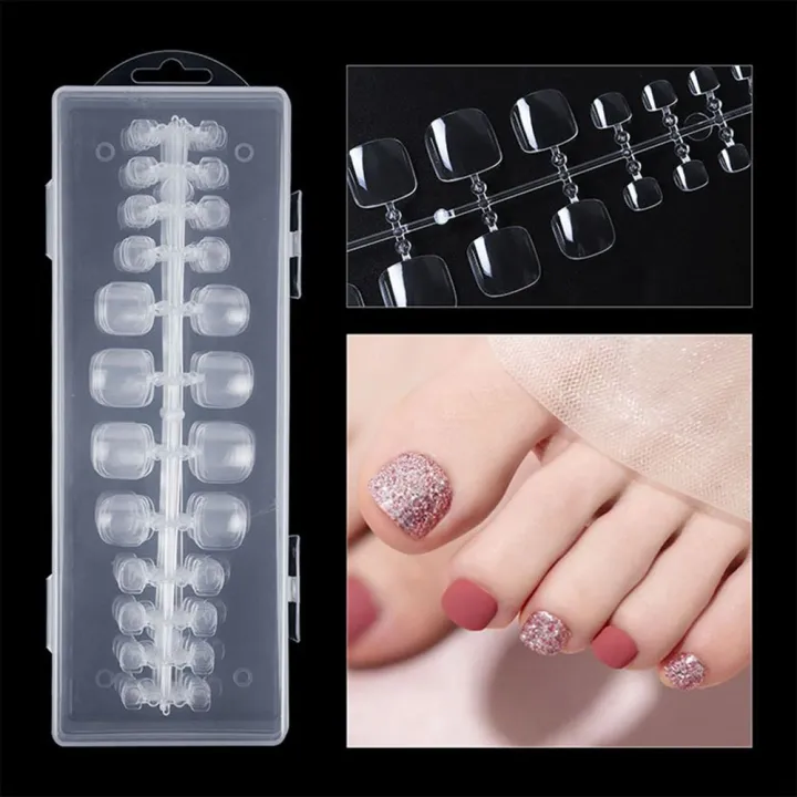 MANLEYTY 240pcs Toe Extension Tools Feet Transparent Seamless Toenail ...