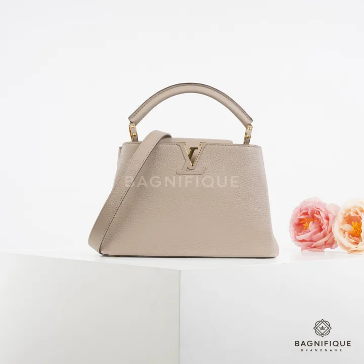 LOUIS VUITTON CAPUCINE BB BEIGE | Lazada.co.th