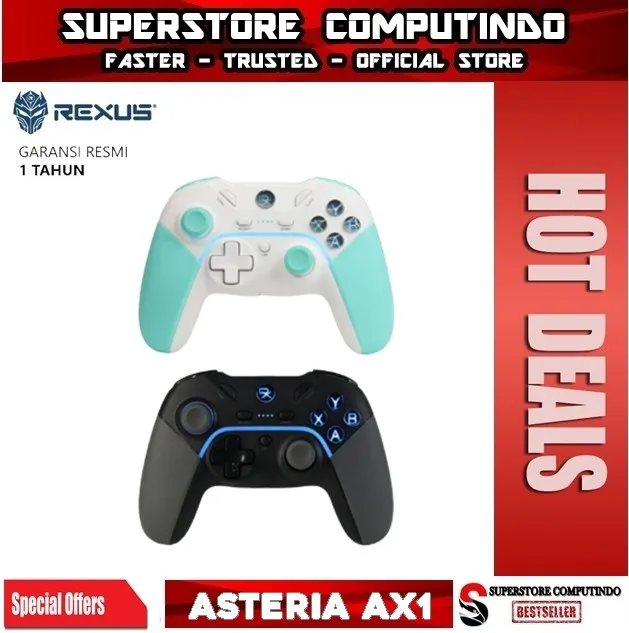 Rexus Daxa Asteria AX1 Wireless Gamepad Joystick | Lazada Indonesia