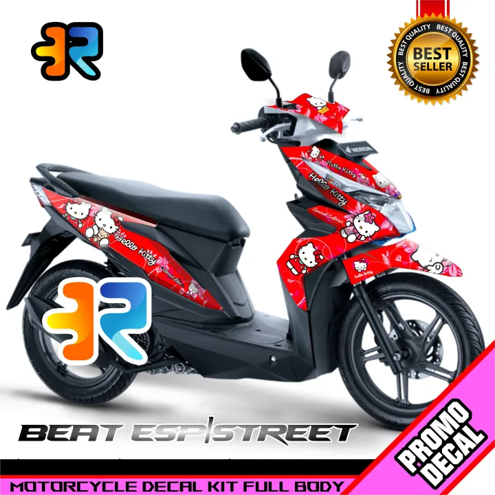 Stiker Decal Motor Beat ESP Desain Hello Kitty Sticker Decal Beat Esp ...
