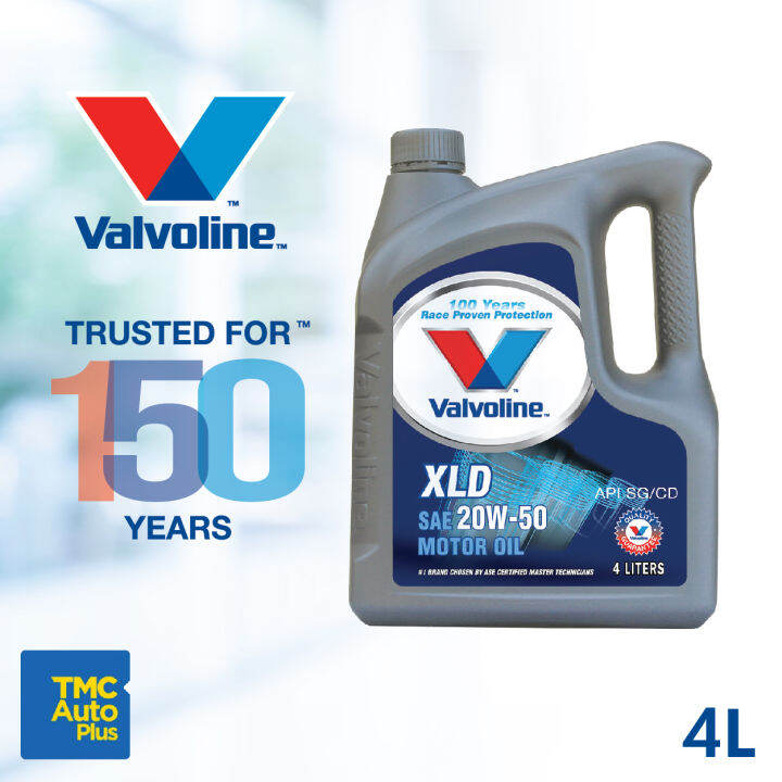 VALVOLINE XLD 20W-50 MINERAL ENGINE OIL 4 LITER | Lazada