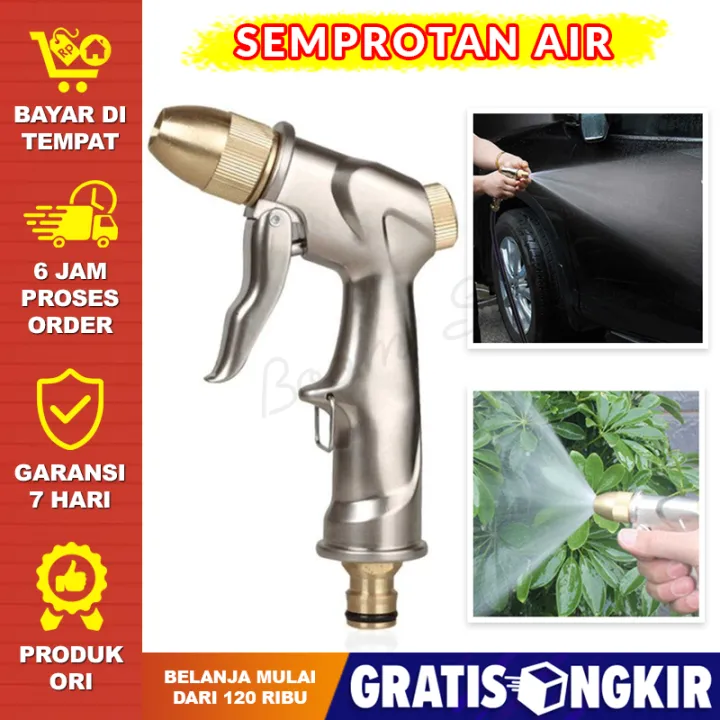 Nozel Semprotan Air Cuci Motor Kepala Selang Semprotan Tanaman Alat ...