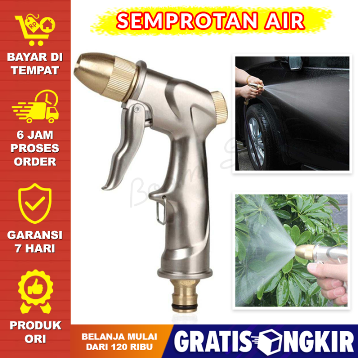 Nozel Semprotan Air Cuci Motor Kepala Selang Semprotan Tanaman Alat ...