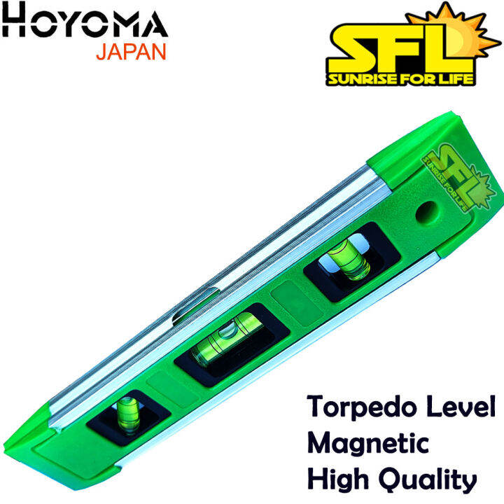 Hoyoma Japan Torpedo Level 230mm Magnetic High Quality I SFL | Lazada PH