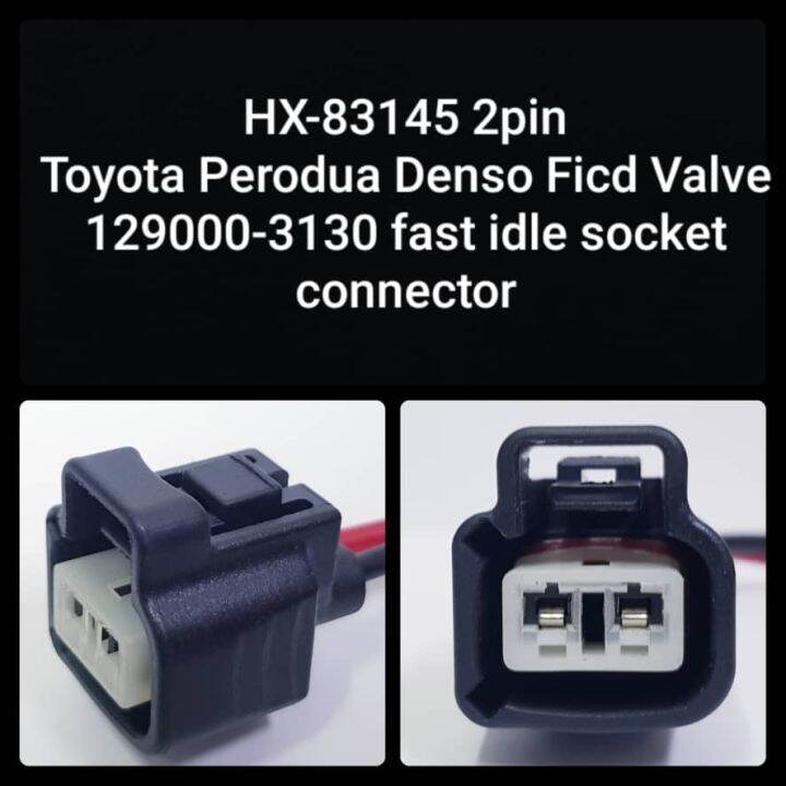 HX-83145 2pin Toyota Perodua Denso Ficd Valve 129000-3130 fast idle ...