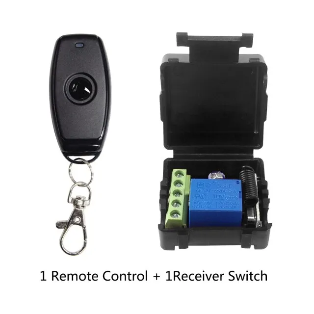Universal Wireless Remote Control Switch DC 12V 1CH Relay Receiver ...