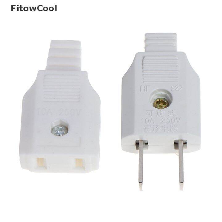Fcid Us 2 Flat Pin Ac Electric Power Male Plug Female Socket Outlet