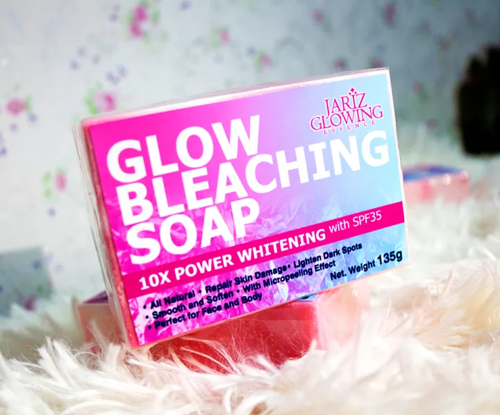 Glow Bleaching Soap 10x Power Whitening with Collagen plus SPF 35 ...