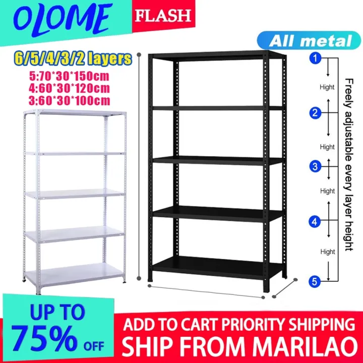 Angle Steel Rack Shelves 3 Layers 4 Layers and 5 Layers Storage rack ...