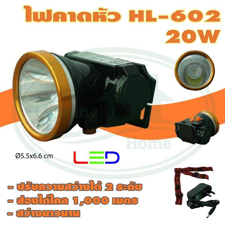 ไฟคาดหัว HL-602 (J-15) | Lazada.co.th